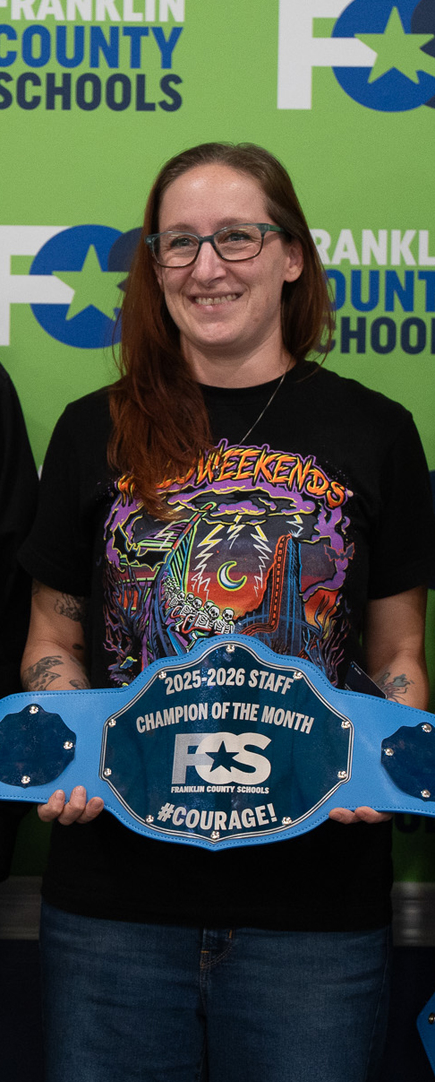 PHOTO: Dedrickson named FCS Staff Champion of the Month | State-Journal